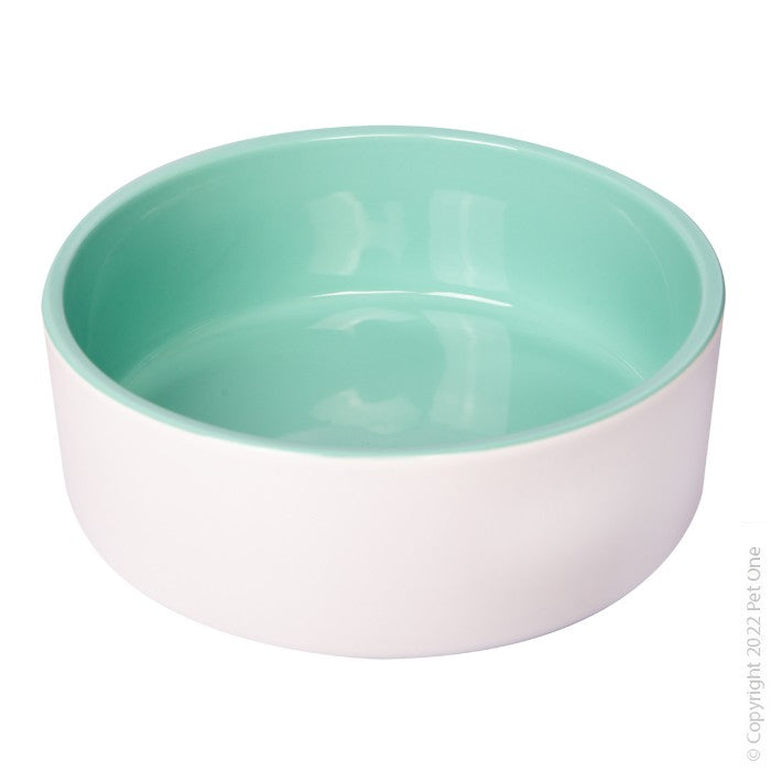 Buy Ceramic Pet Bowls Online Australia | Pet One Ceramic Pet Bowl Green ...