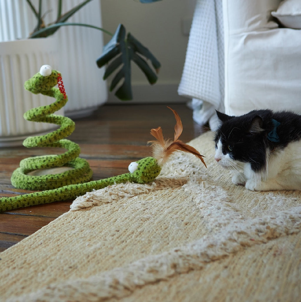 Kazoo Cat Toy Spotty Snake Wand – We Know Pets